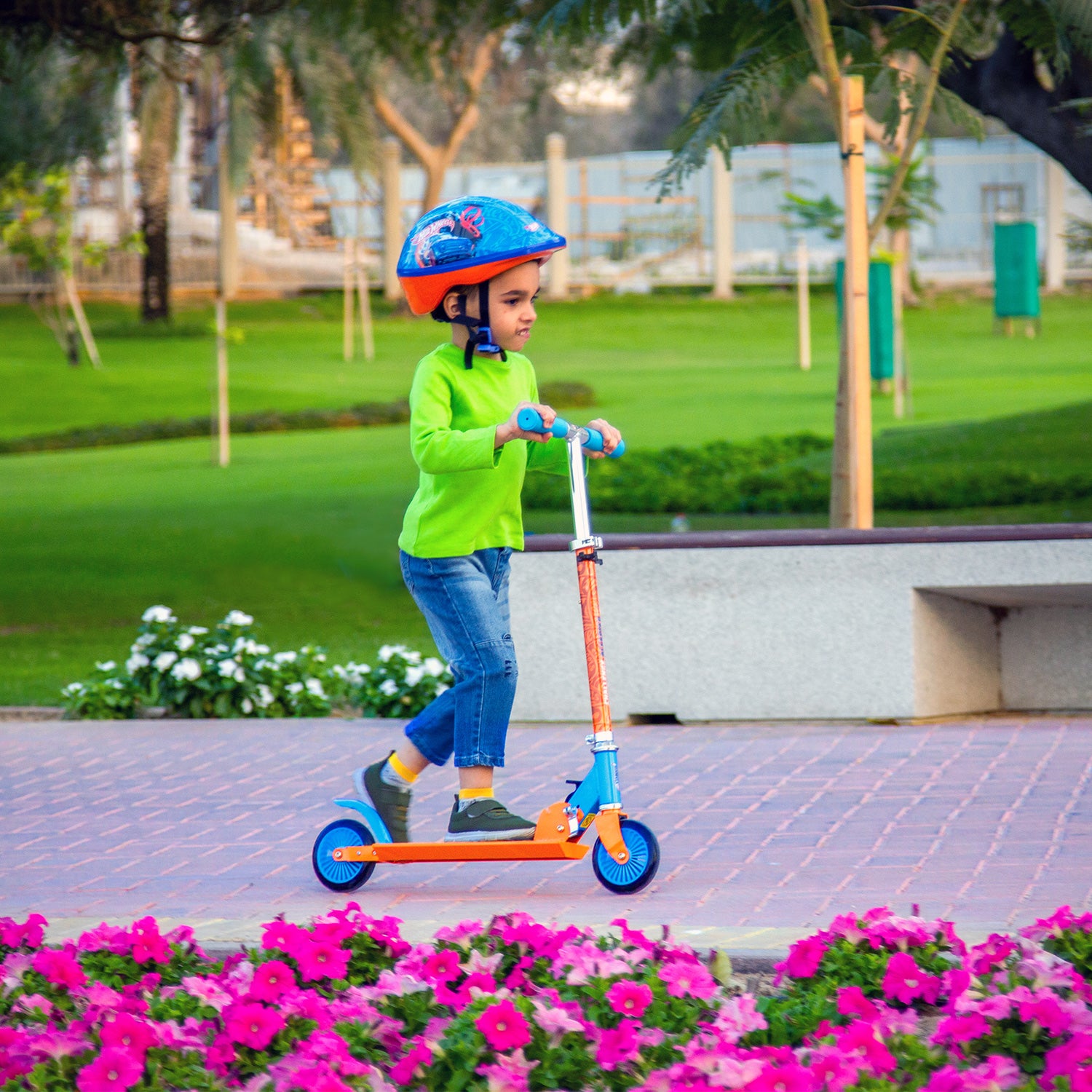 Spartan Hot Wheels 2-Wheel Folding Scooter – Spartanbikes