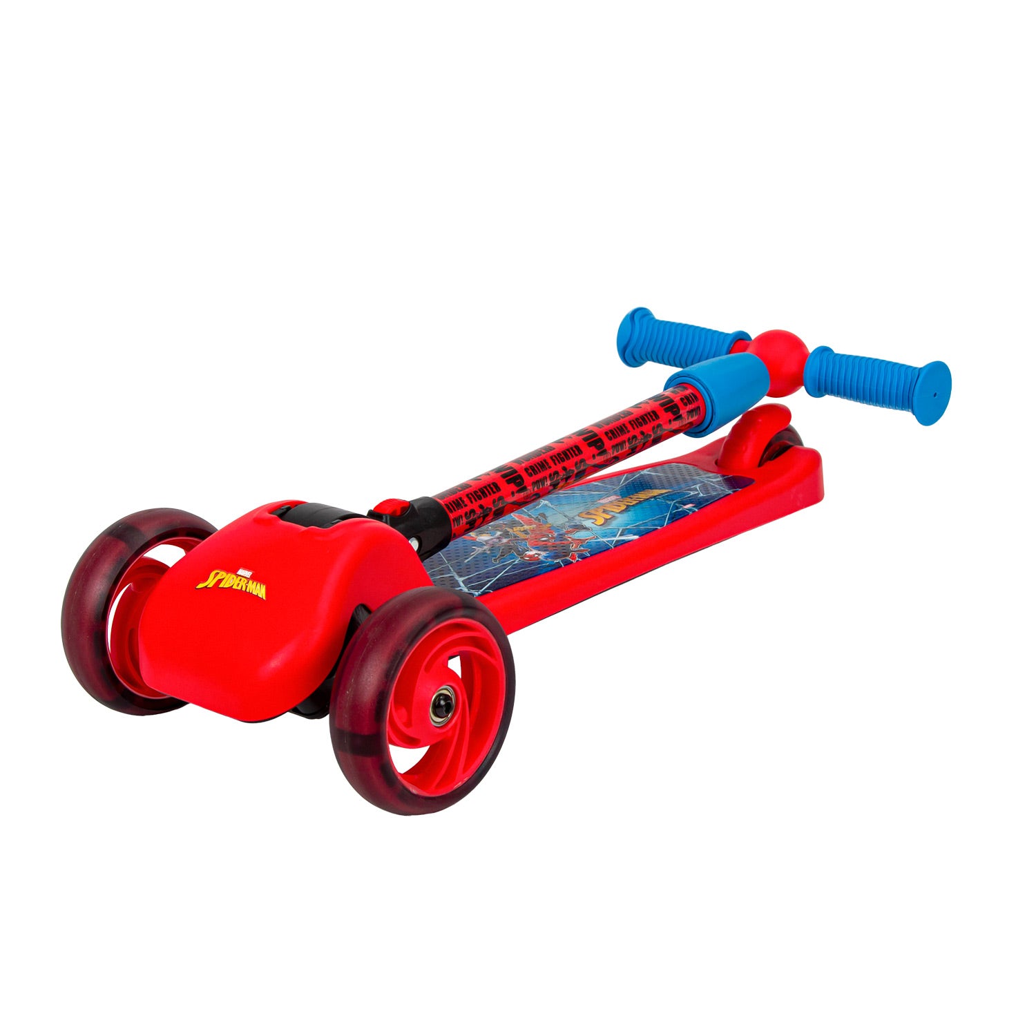 Spartan Disney Spiderman 3-Wheel Light Up Scooter – Spartanbikes